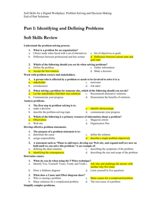 Problem Solving and Decision Making Illustrated Course Guides 2nd ...