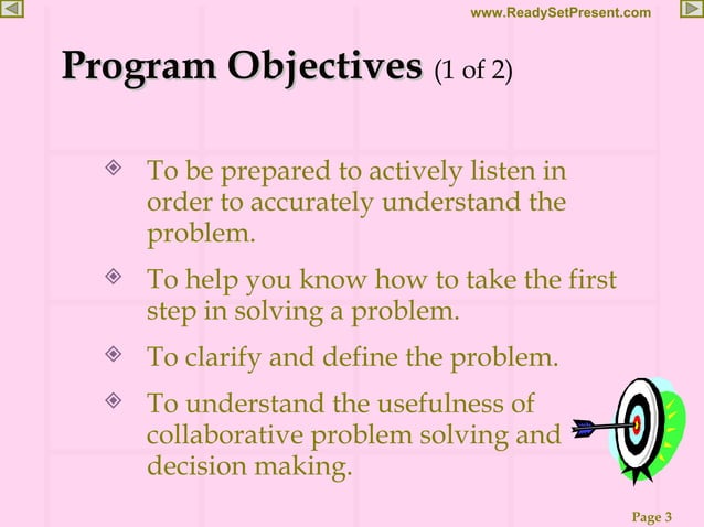 PROBLEM SOLVING POWERPOINT | PPT