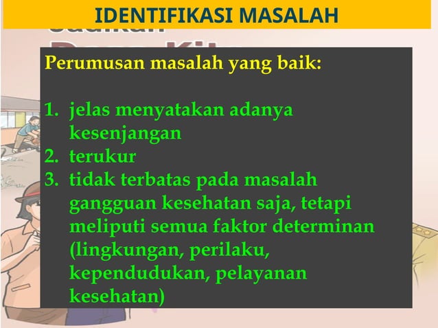 problem solving dalam kesehatan untuk penentuan prioritas masalah ...