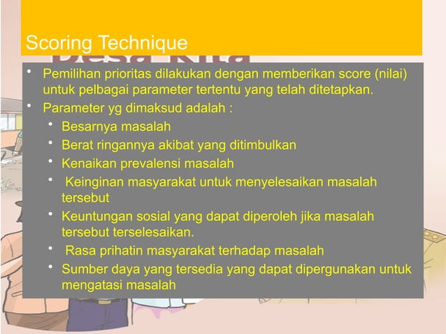 problem solving dalam kesehatan untuk penentuan prioritas masalah ...