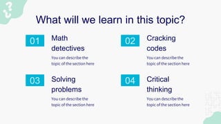 Problem-Solving and Reasoning - Math - 5th grade by Slidesgo.pptx | Chemistry | Science