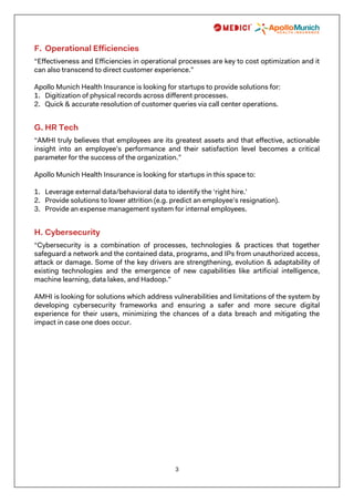 InsurTech Accelerator - Problem statements! | PDF