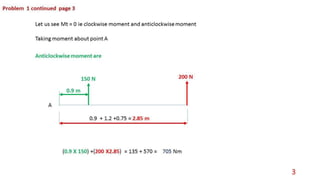 Problem1 Engineering mechanics | PPT
