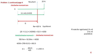 Problem1 Engineering mechanics | PPT