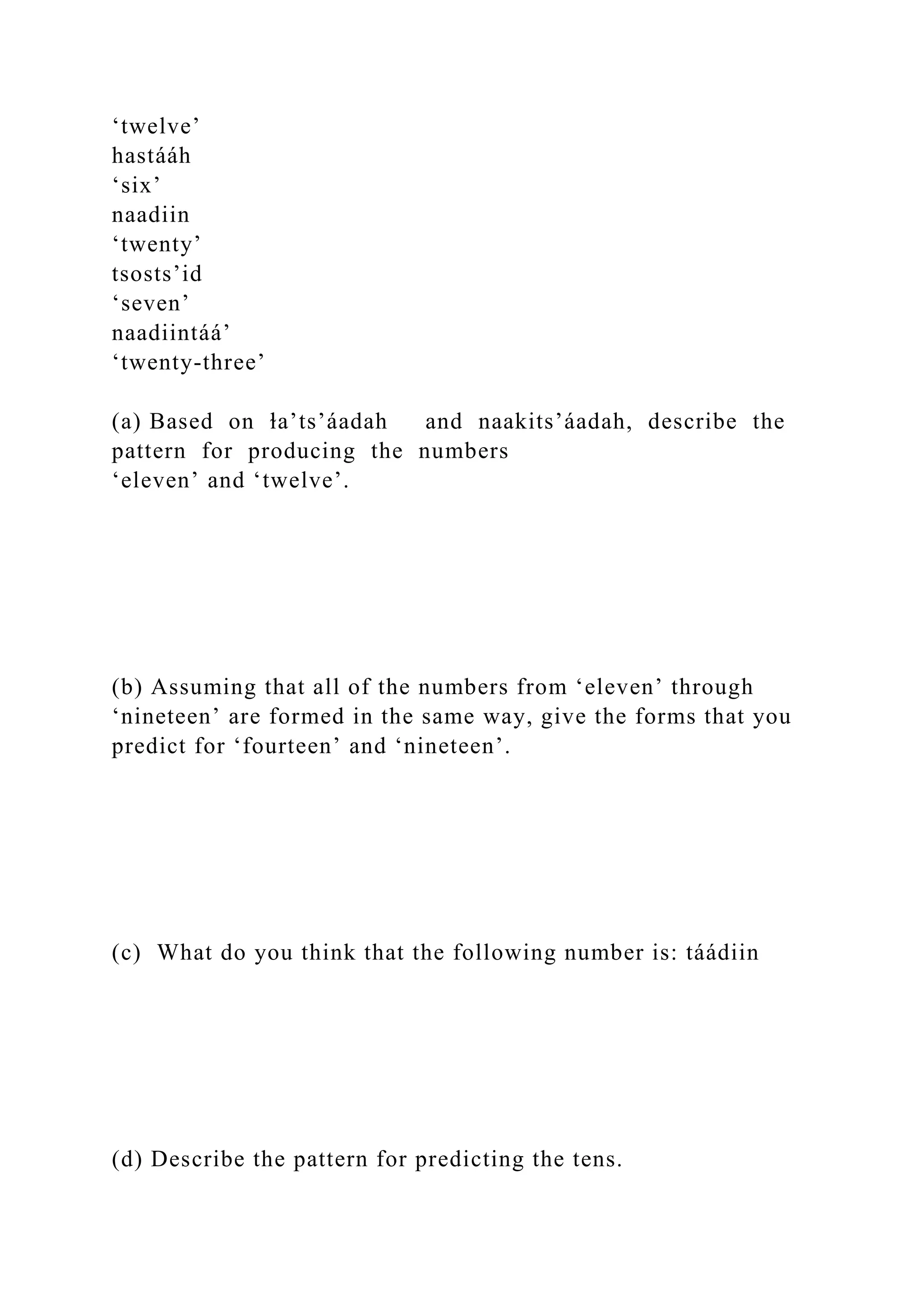 Problem 1. Navajo NumbersHere are some numbers in Na.docx