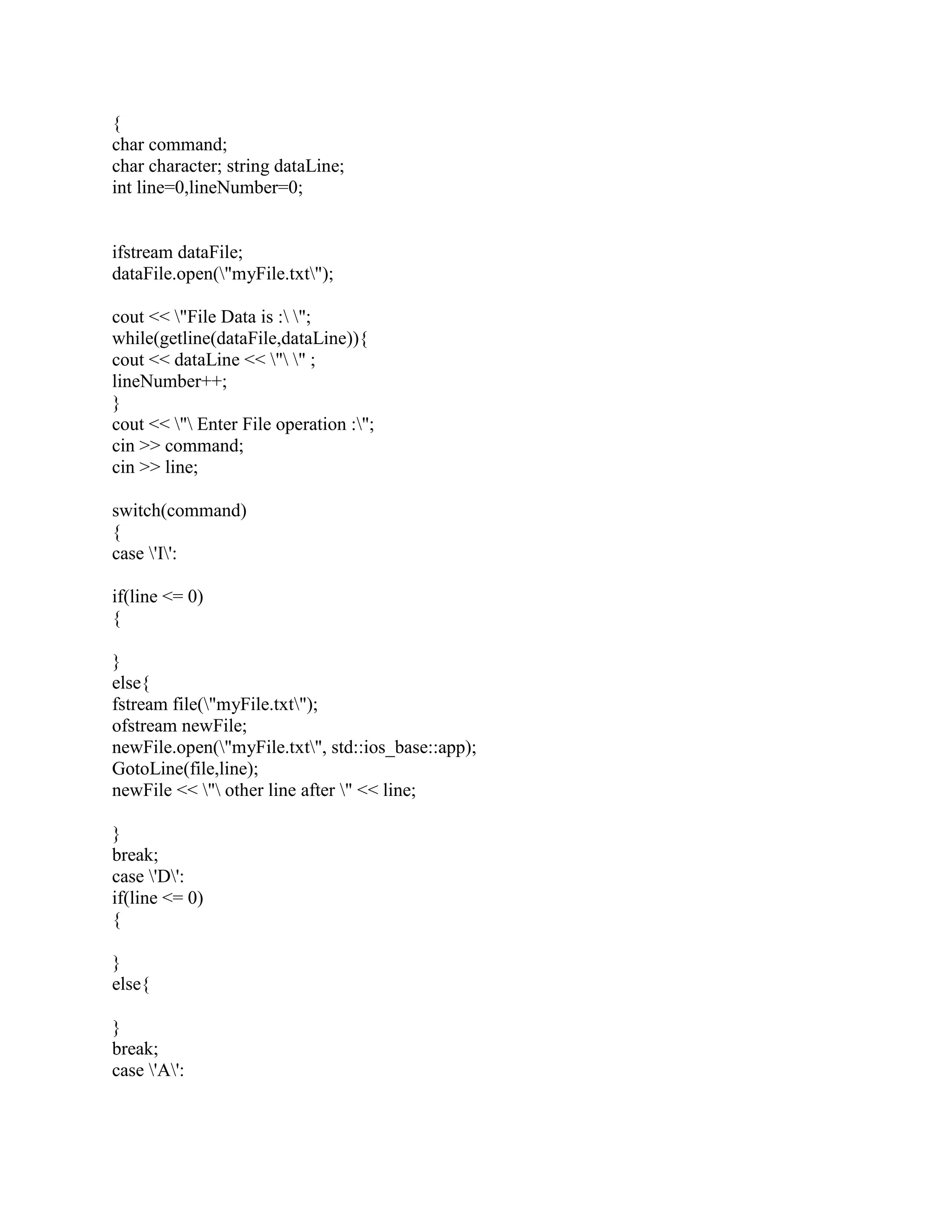 Problem 1 Text Editor Using Files And Strings Using C In This Projedocx