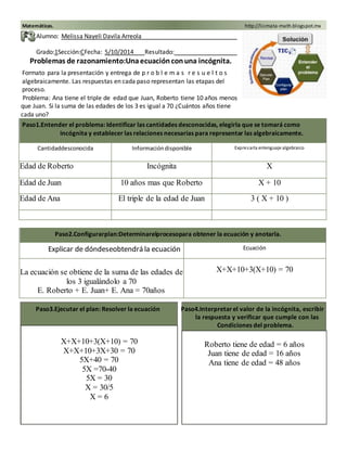Problemas 1 Razonamiento Algebraico | DOCX