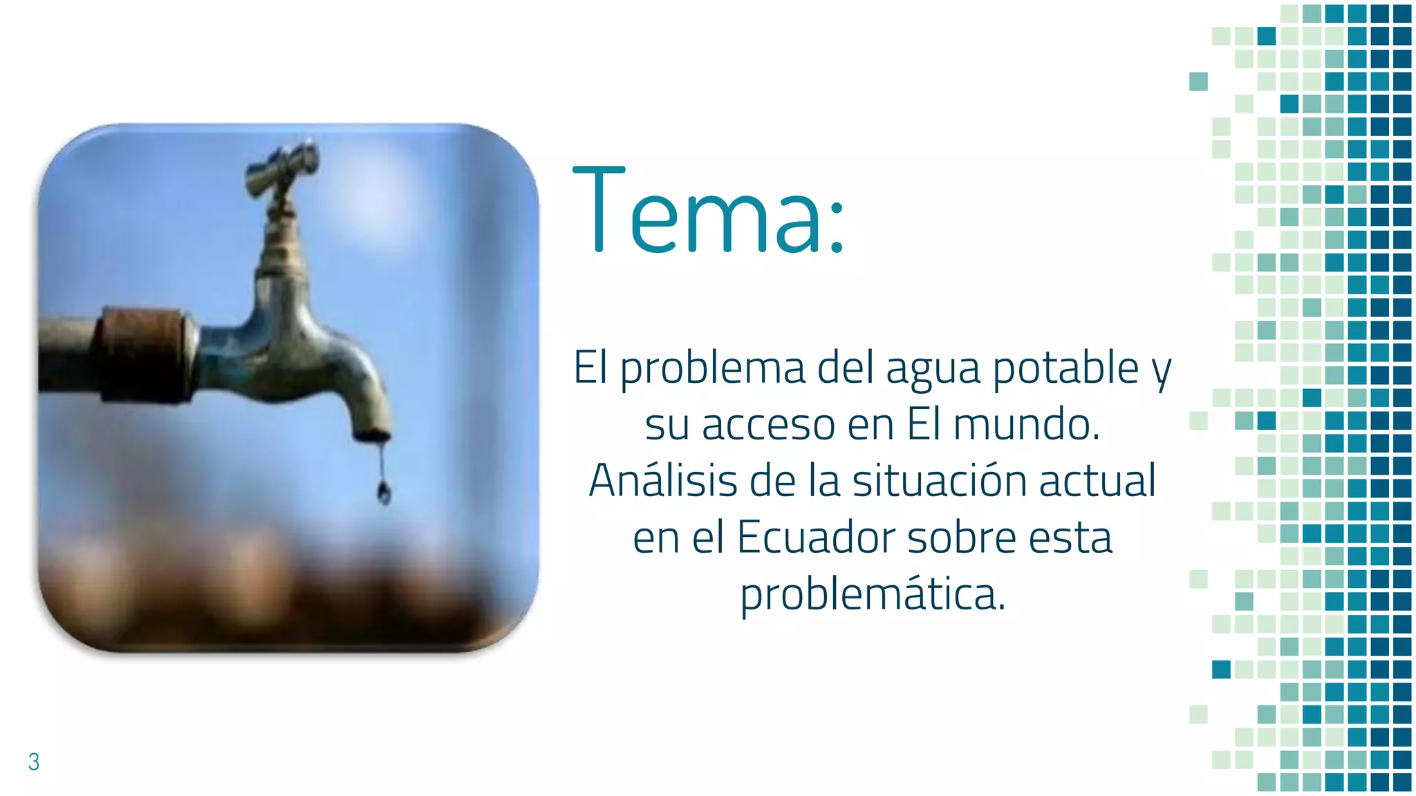Problema de agua potable | PPT | Descarga Gratuita