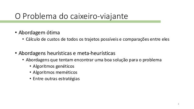 Problema Do Caixeiro Viajante
