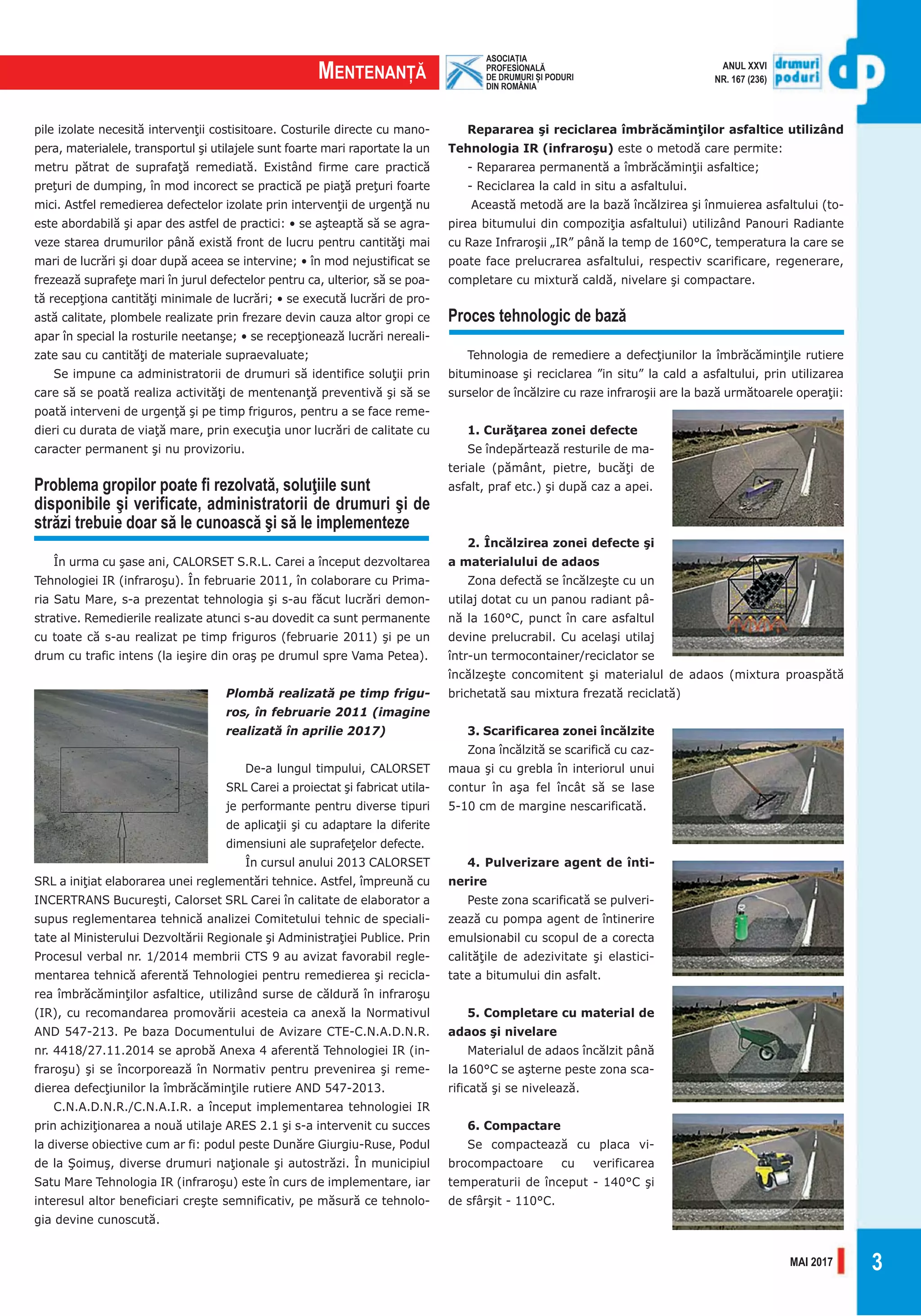 Problema gropilor poate fi rezolvata | PDF
