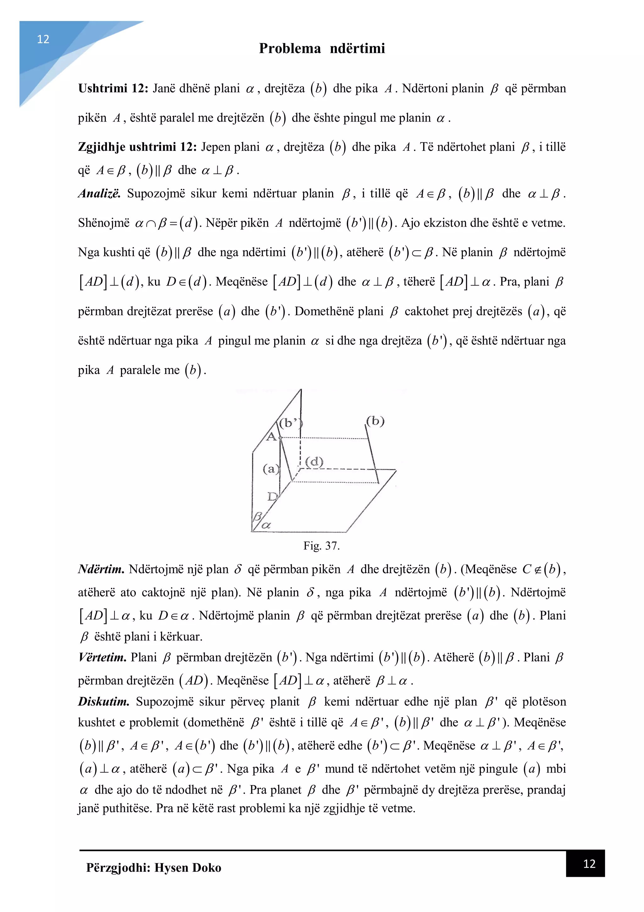 Problema ndertimi - Hysen Doko | PDF