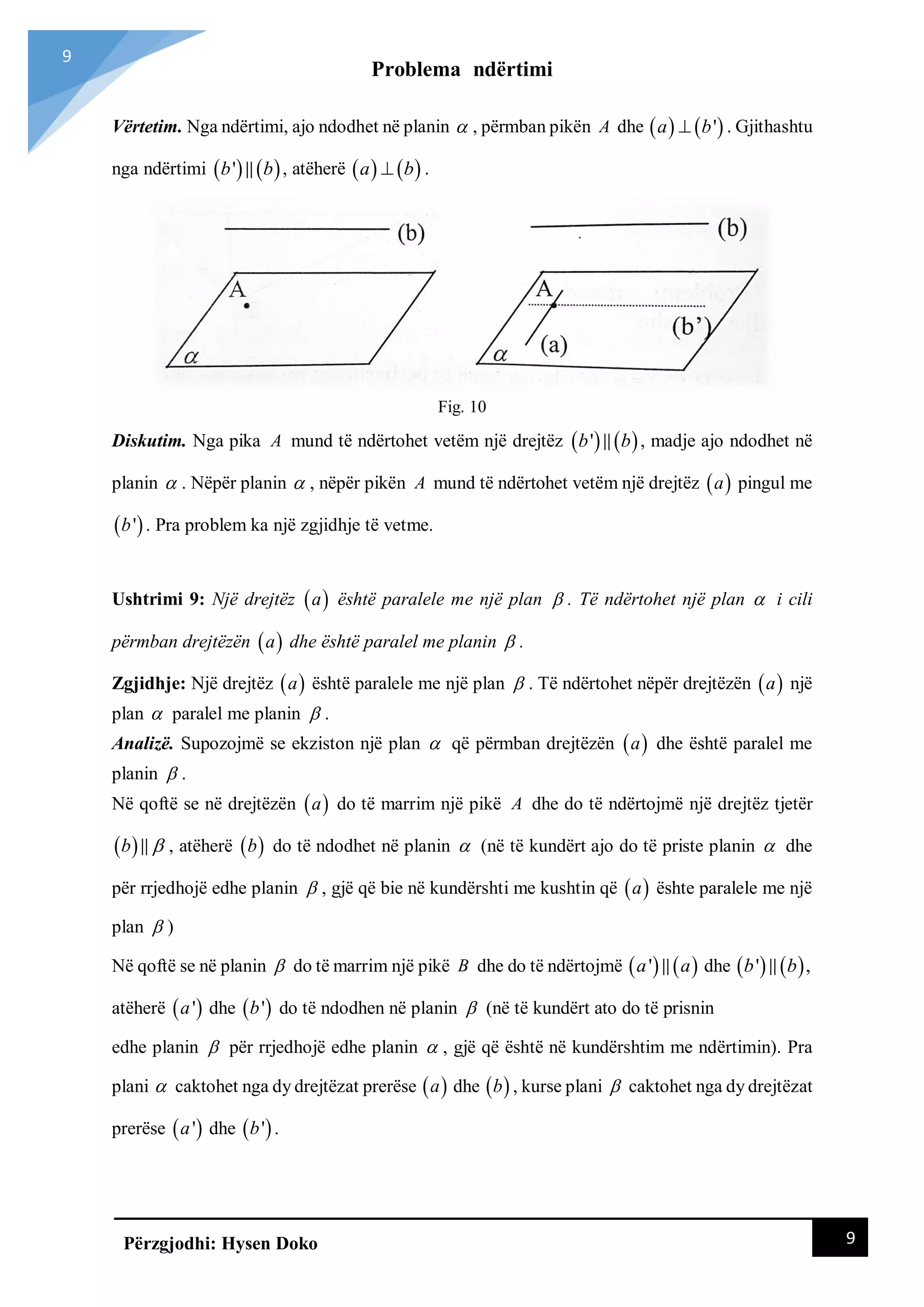 Problema ndertimi - Hysen Doko | PDF