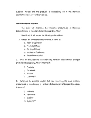 Problem and its settings 5 | DOCX