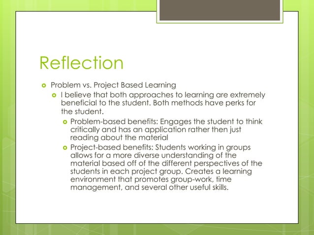 Problem and Project based learning | PPT