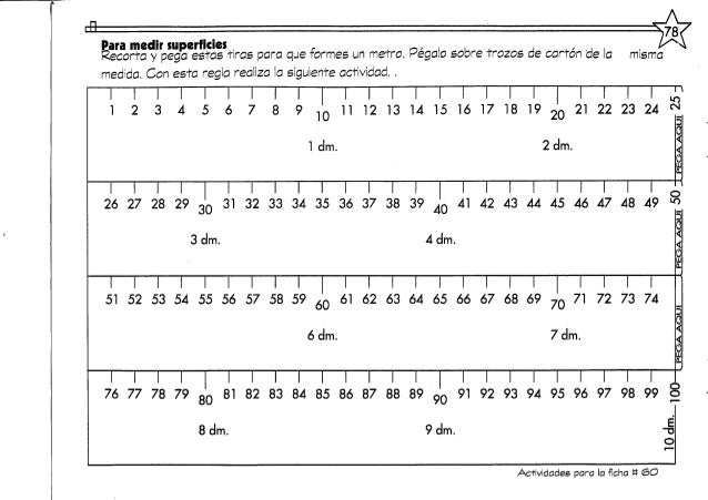 Como hacer un metro con cartulina - Imagui