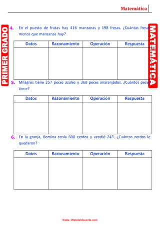 Problemas 15 Sumas Y Restas Problemas De Sumas Problemas