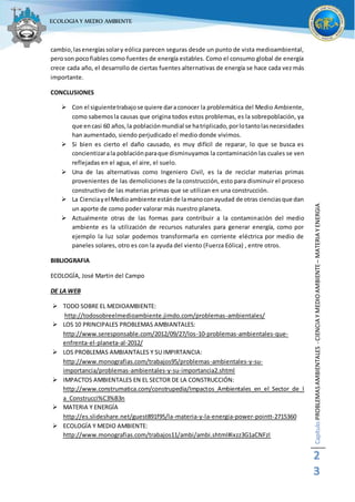 Problemas ambientales | DOCX