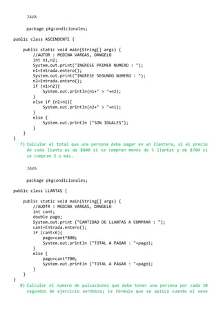 Problemas condicionales | PDF