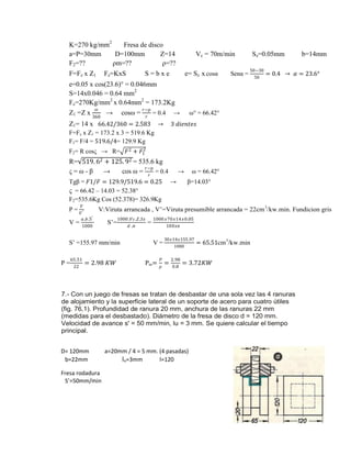 Problemas De Fresado Para Taller Pdf