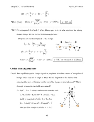 Problemas del Capítulo II de Física Iii | PDF