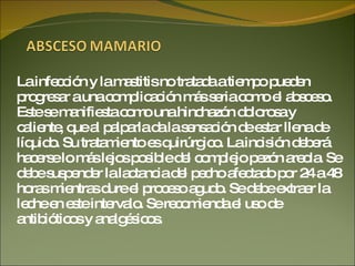 Problemas más frecuentes que se presentan durante la lactancia | PPT