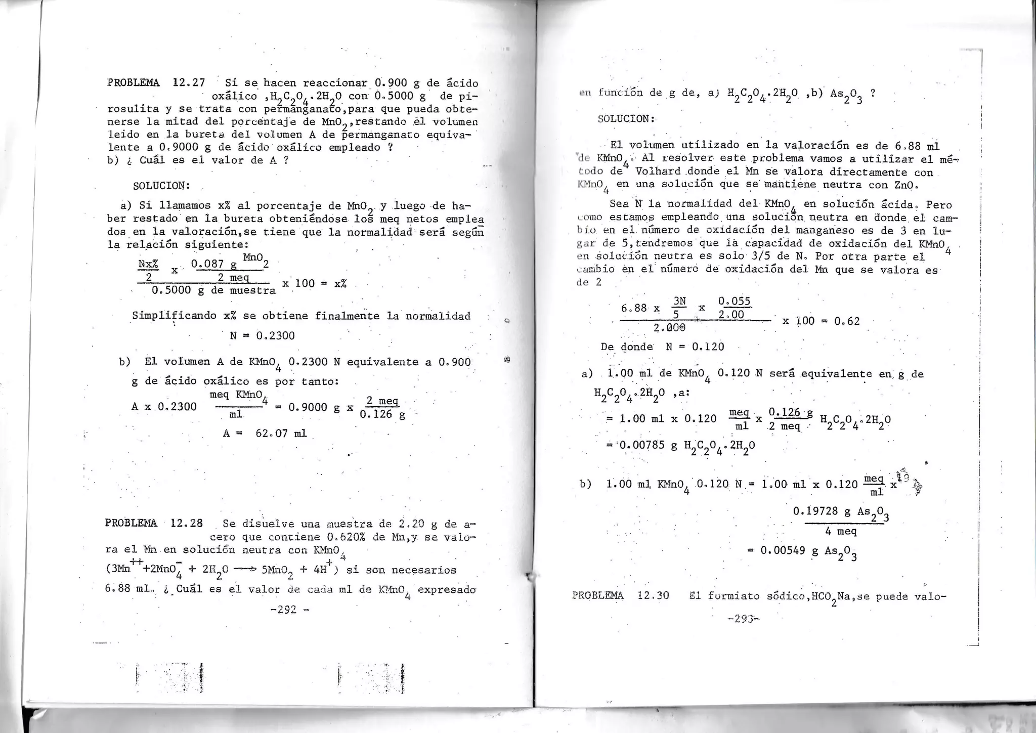 Problemas resueltos calculos de quimica analitica hamilton | PDF
