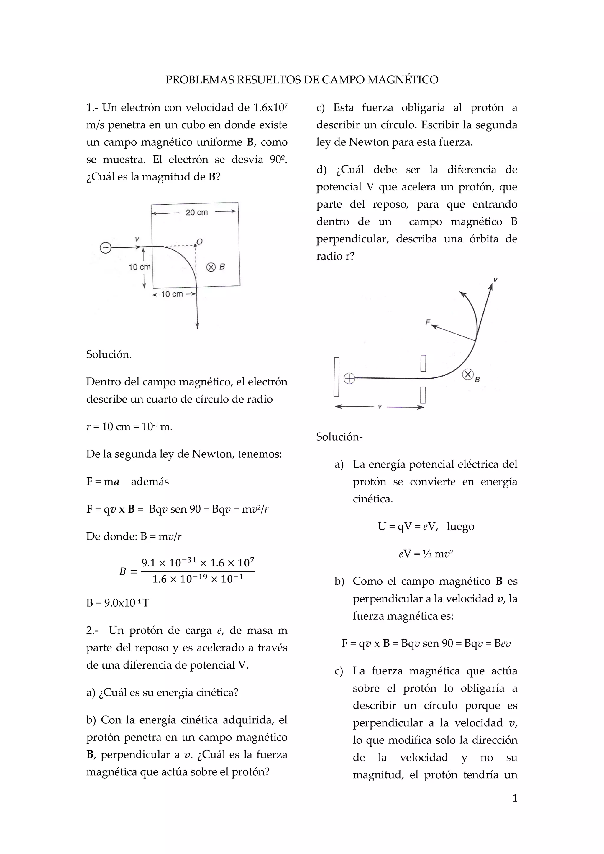 Problemas resueltos de_campo_magnetico | PDF