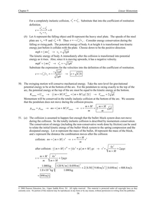 Problemas resueltos impulso y choque | DOC