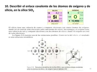 Ciencia materiales. Ejercicios introducción y enlaces. | PPSX