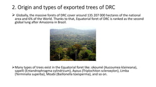 Problematic of trees gvc management in drc | PPT