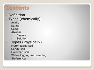 Problematic soil | PPT