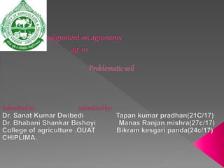 Problematic soil | PPTX