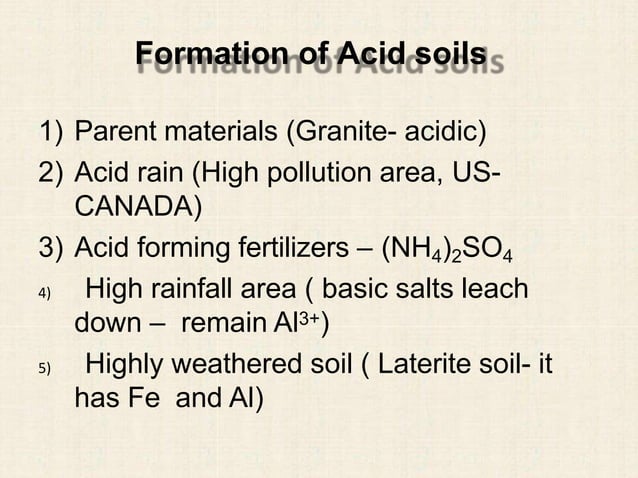 problematic soils.pptx | Agriculture | Industries
