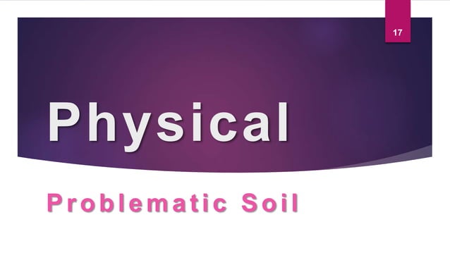 Problematic soils (aridisol) | PPT