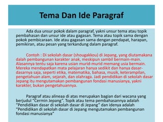 Problematika pengembangan paragraf- | PPT