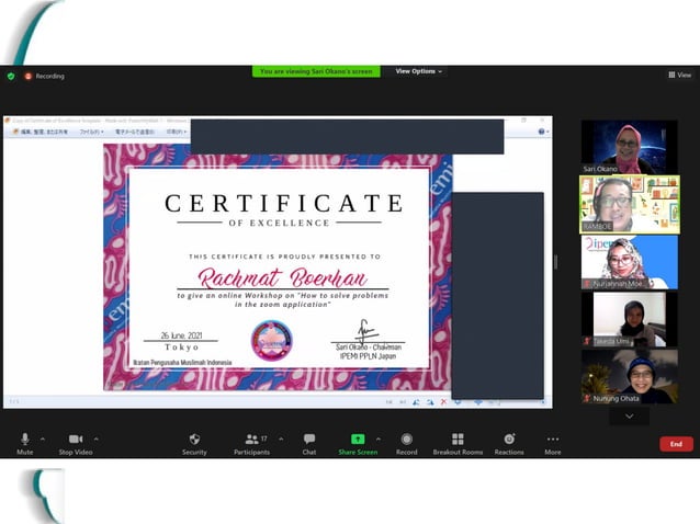 PROPERTY OF RAMBOE Problematika Menggunakan Zoom Meeting.pptx