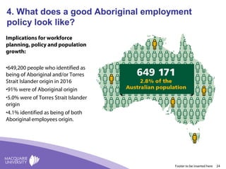 Problematisation of Aboriginal Employment Policy | PPT