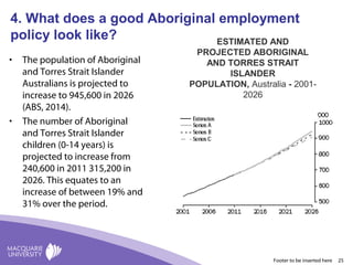 Problematisation of Aboriginal Employment Policy | PPT