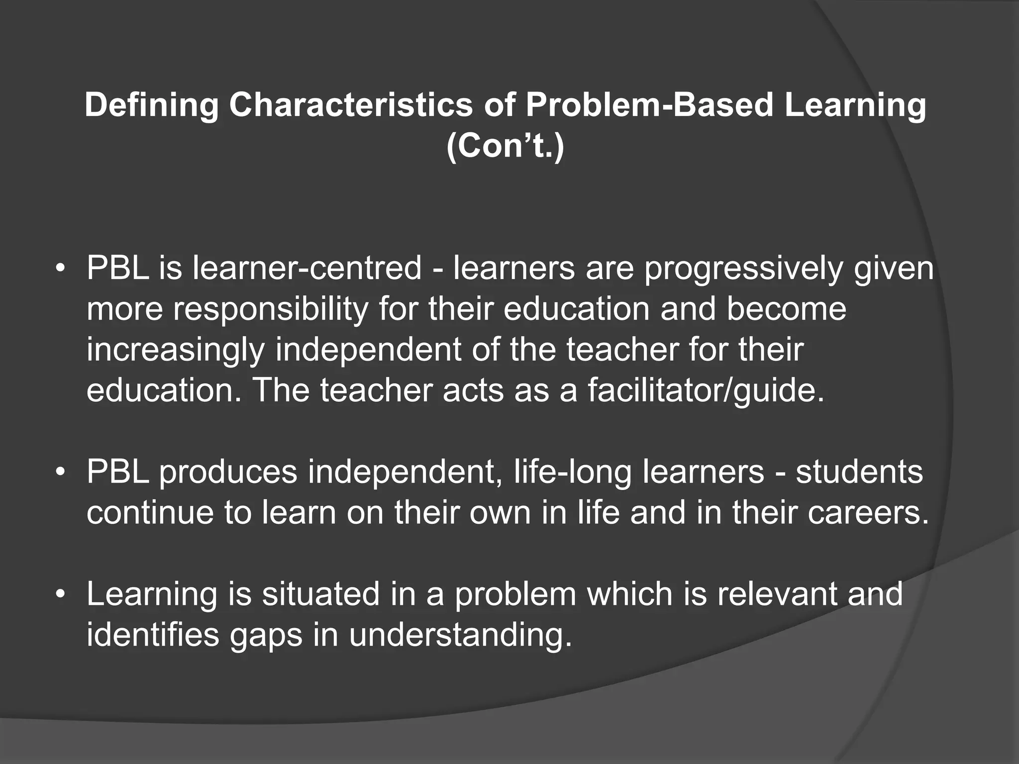 Problem Based Learning | PPTX