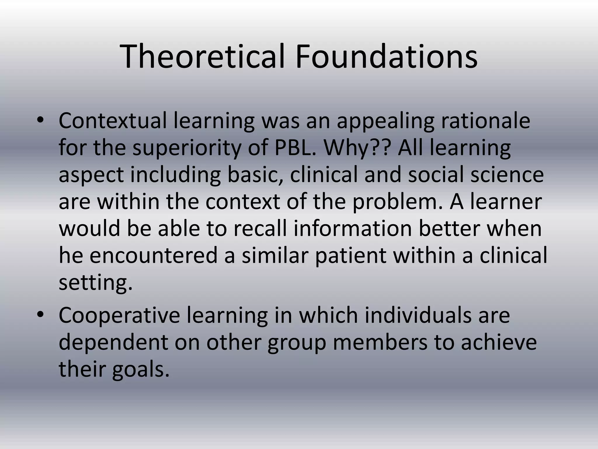 Problem based learning | PPT