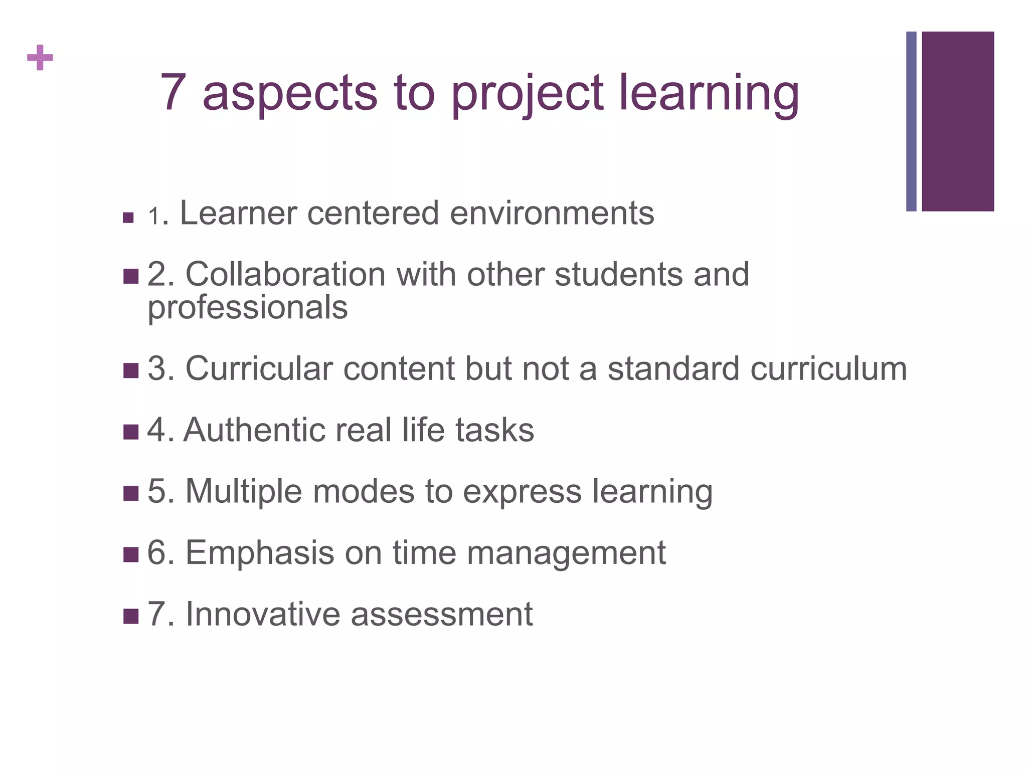 Problem/Project based learning | PPT