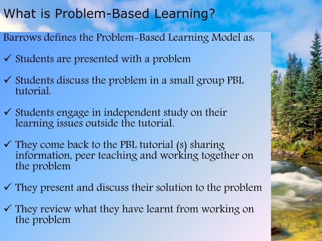 Problem based learning yang pertama | PPTX | Educational Assessment | Education