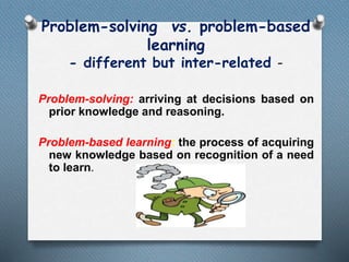 Problem based learning | PPTX