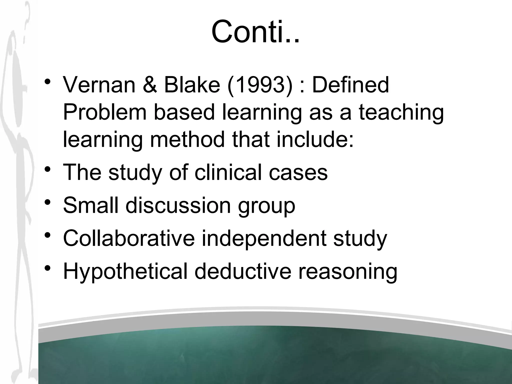 Problem based learning | PPT