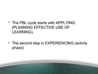 Problem based learning | PPT