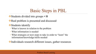 Problem based learning | PPTX