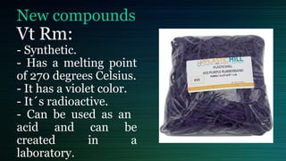 Problem based learning chemistry new elements activity | PPTX