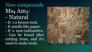 Problem based learning chemistry new elements activity | PPTX