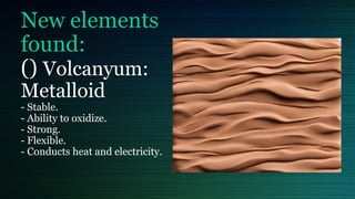 Problem based learning chemistry new elements activity | PPTX