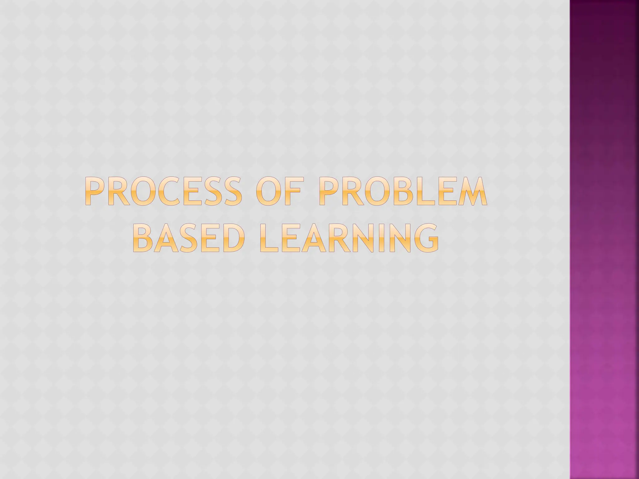 Problem Based Learning Nursing Education | PPTX